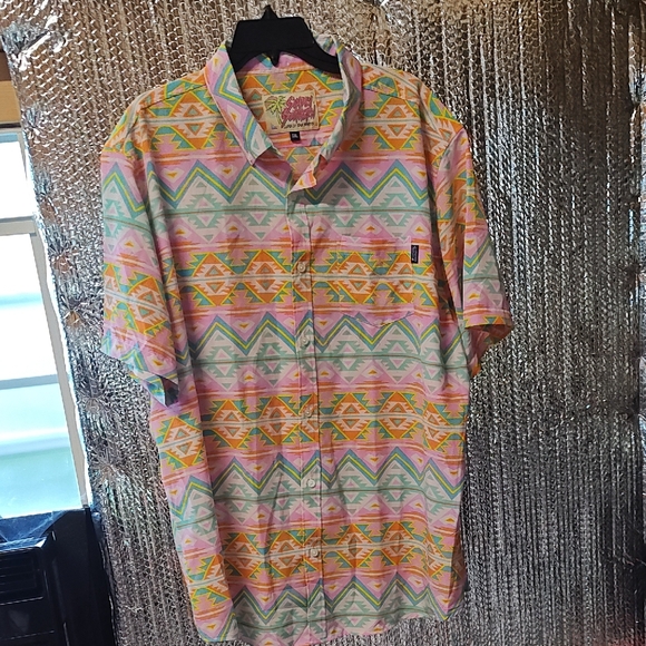 Simply Southern | Shirts | Simply Southern Aztec Button Down Shirt ...
